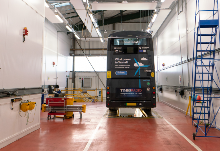 National Express Walsall Hydrogen Bus Maintenance Bay Complete - Janus ...